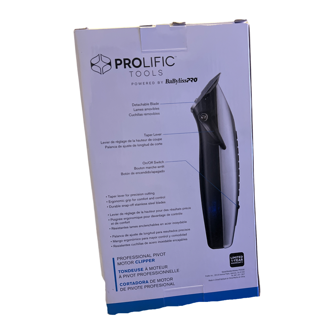 Prolific BaBylissPRO Professional Pivot Motor Clipper – Fwresh Inc